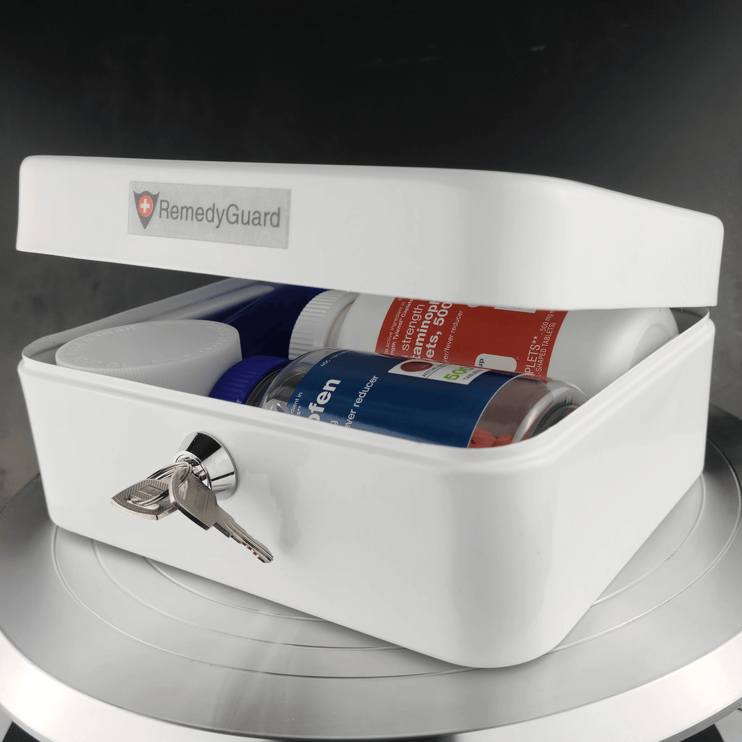 RemedyGuard Medication Lockboxes and Locking Bags